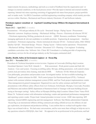 Sigve Hamilton Aspelund CV Linkedin | PDF