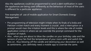 Smart Domestic Electric Energy Management | PPT