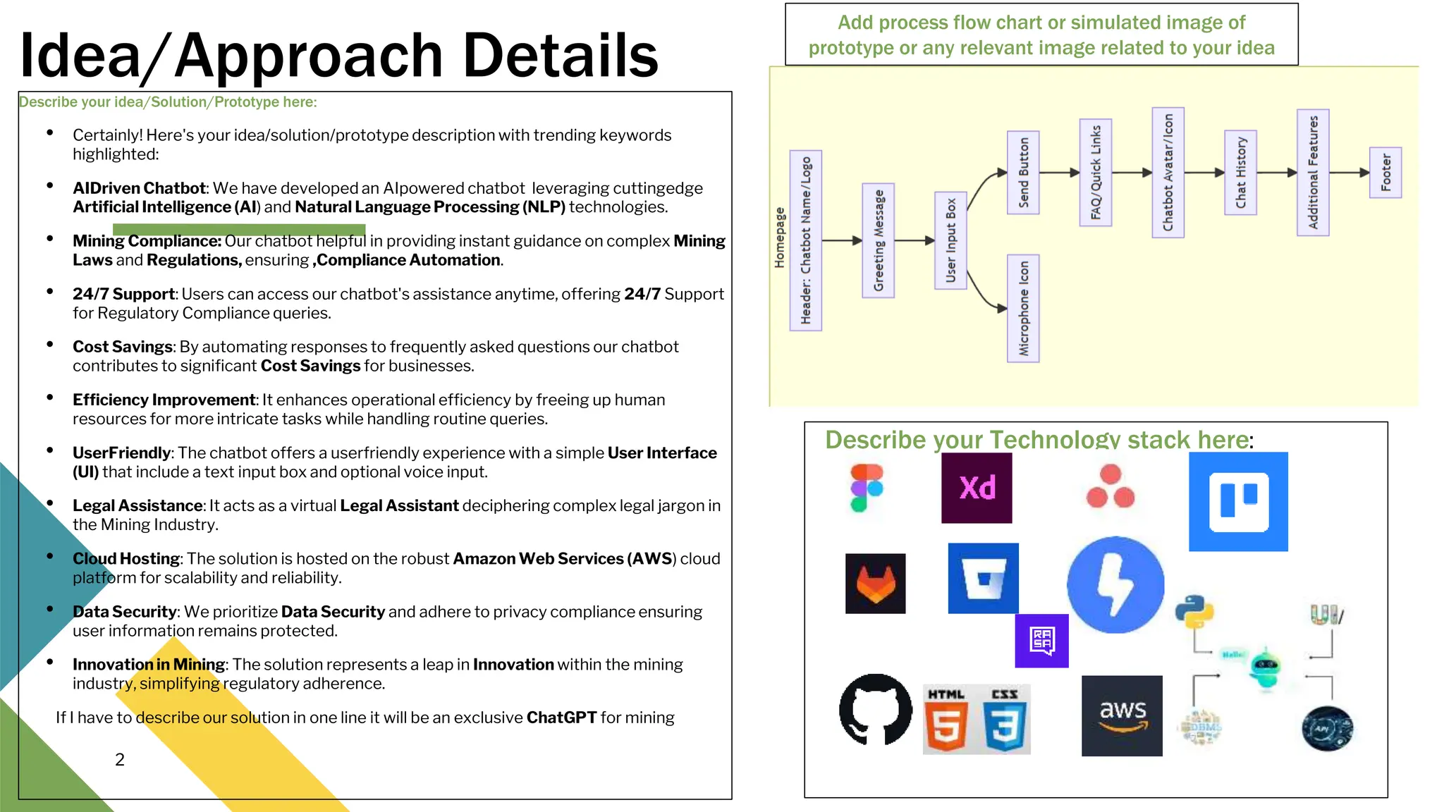 Smart india hackthon Ai chatbot for data mining | PPTX