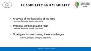 SIH2024 ppt presentation for smart india hackathon | PPTX