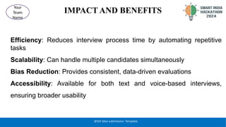 SIH2024 ppt presentation for smart india hackathon | PPTX
