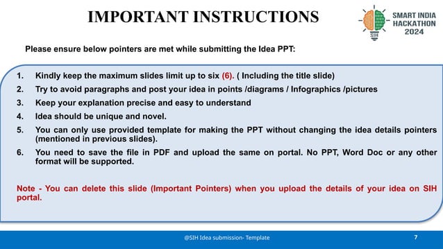 SIH2024_IDEAhuji_Presentation_Format.pptx | Computer Software and Applications | Computing
