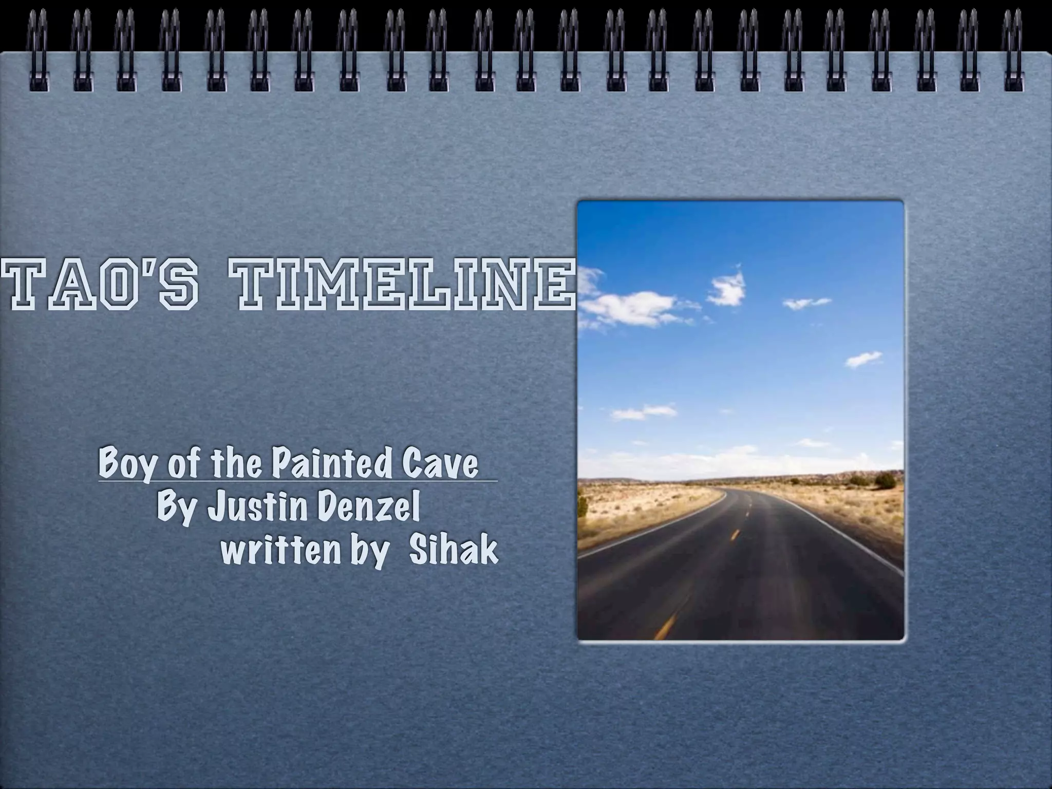 Sihak Tao boy of the painted cave | KEY