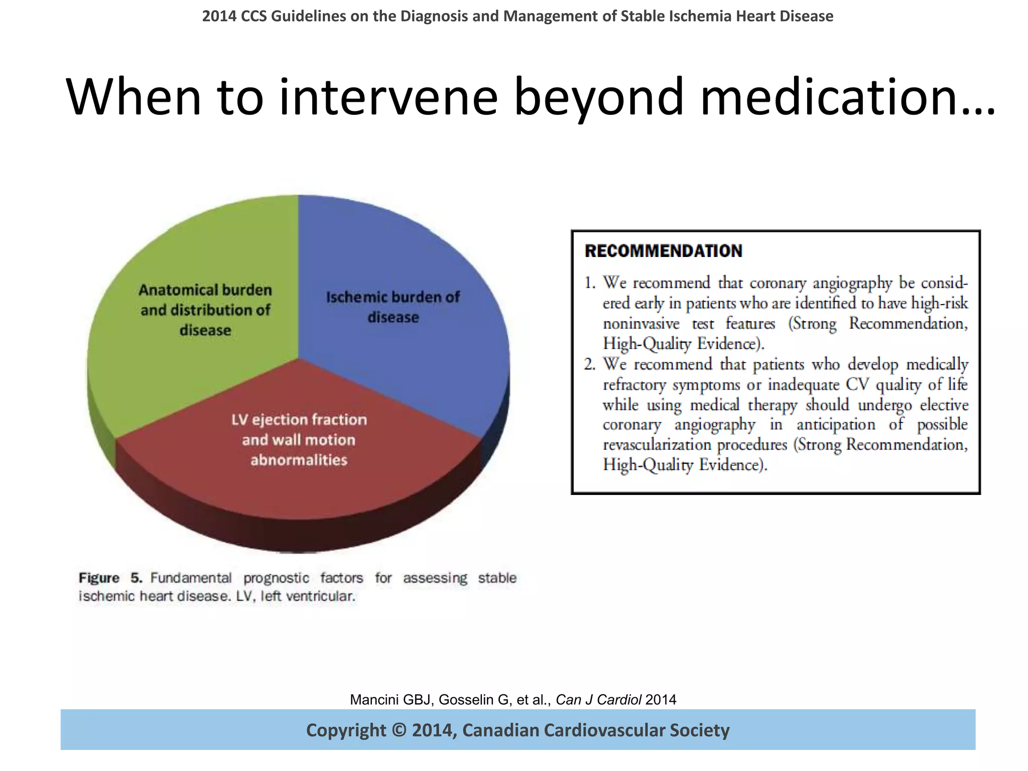 Stable Ischemic Heart Disease Guideline | PPTX