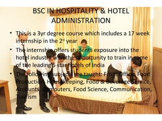 state institute of hotel management , tilyar lake , rohtak | PPT