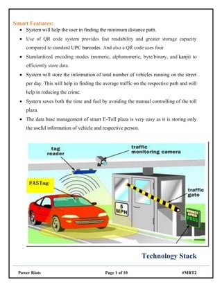 SMART E-TOLL SYSTEM | PDF