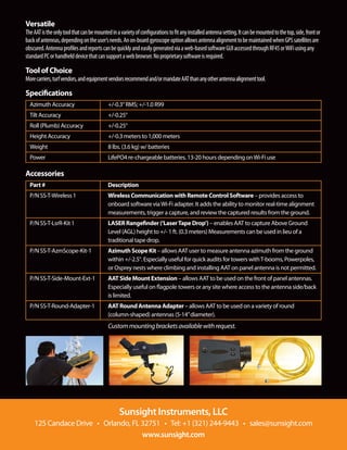AAT Antenna Alignment Tool brochure | PDF