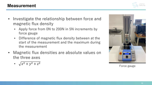 Pinch Force Measurement Using a Geomagnetic Sensor | PPTX