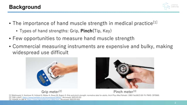 Pinch Force Measurement Using a Geomagnetic Sensor | PPTX