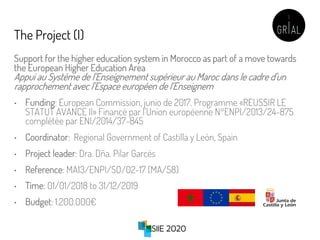 Study for the improvement of the Moroccan public higher education ...