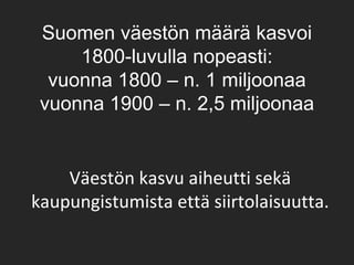 Siirtolaisena amerikkaan | PPT