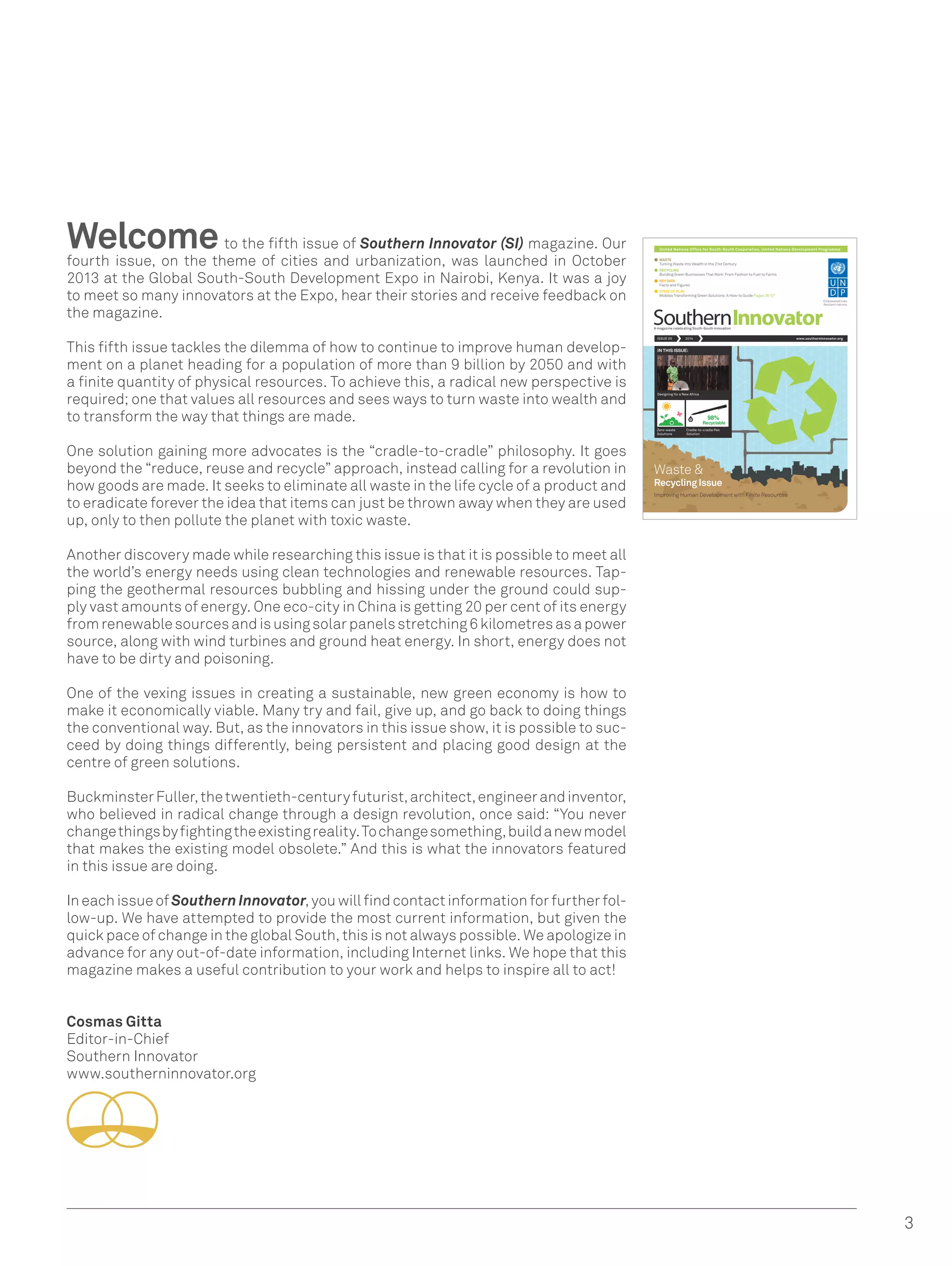 Southern Innovator Magazine Issue 5: Waste and Recycling | PDF ...