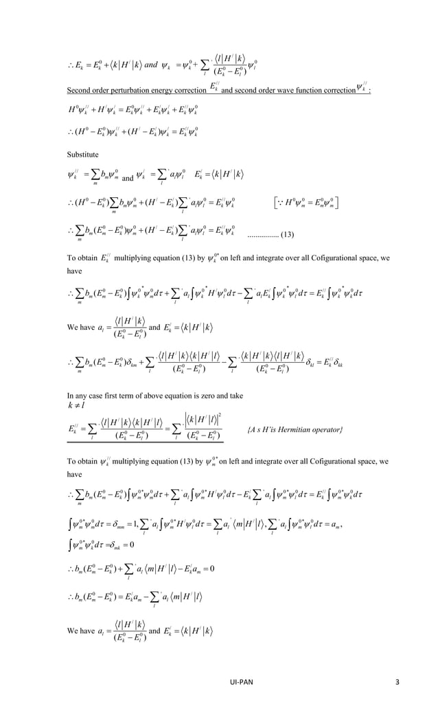M.Sc. Phy SII UI Quantum Mechanics | PDF