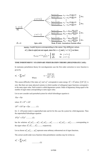 M.Sc. Phy SII UI Quantum Mechanics | PDF
