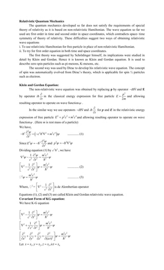 M.Sc. Phy SII UV Quantum Mechanics | PDF