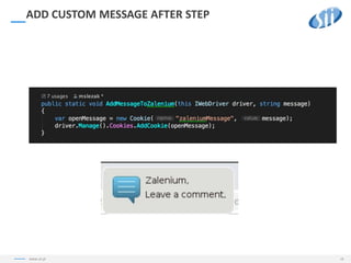 Zalenium - Czyli lepszy Selenium Grid | PPT