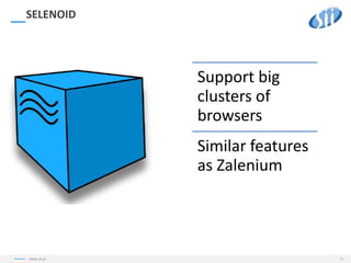 Zalenium - Czyli lepszy Selenium Grid | PPT