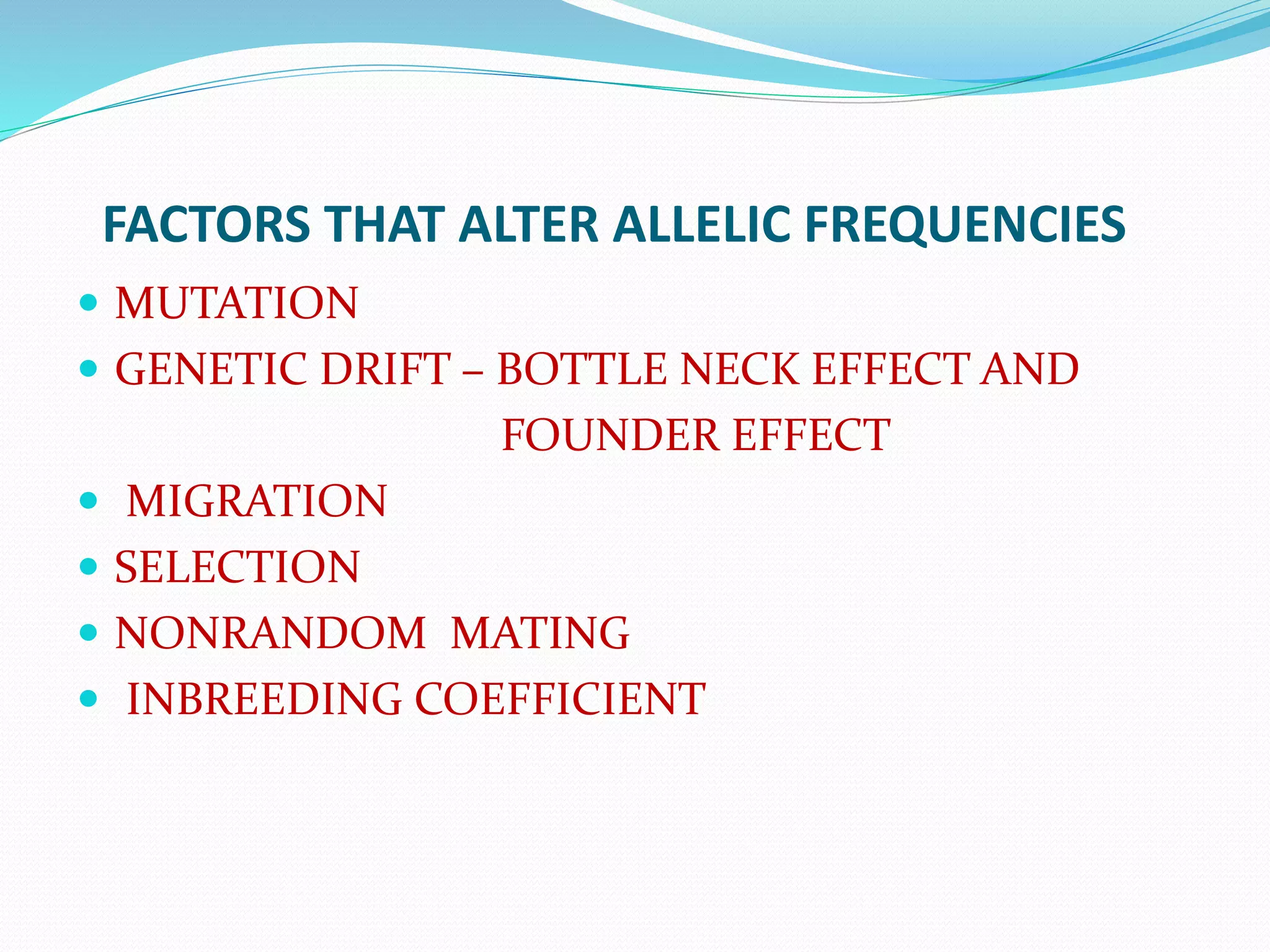 Allelic frequency | PPTX