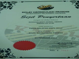 Sijil sijilku | PPTX