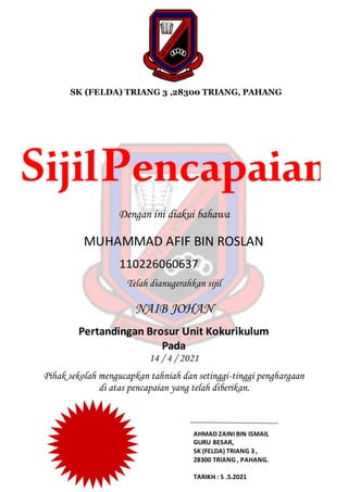 Sijil 2 | DOCX