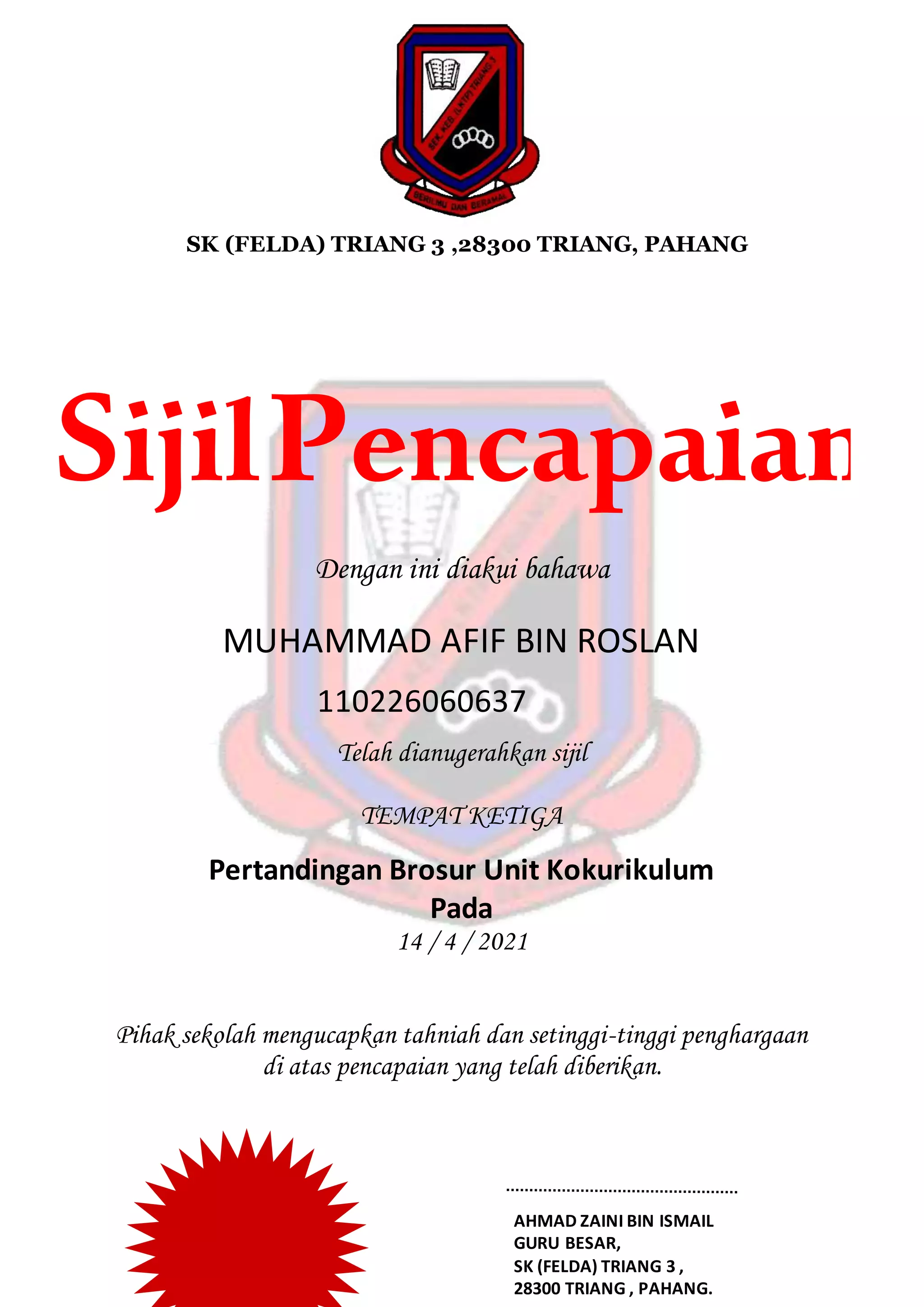 Sijil 3 | PDF