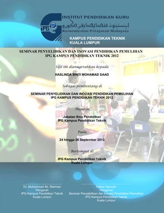 Sijil seminar 2012 | PDF