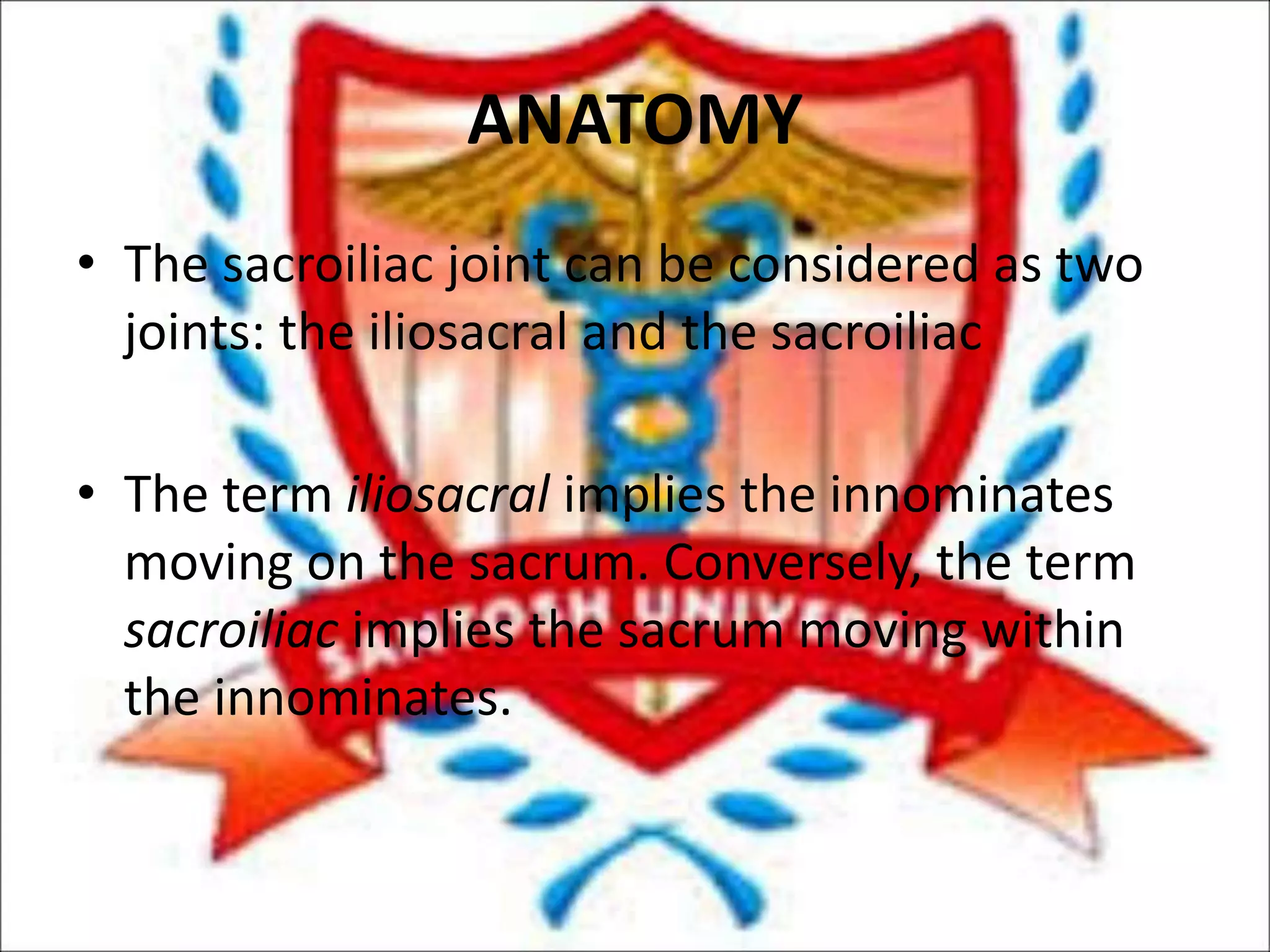 Si joint dysfunction | PPT