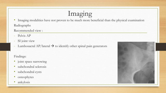 Spine_ Management of Si Joint Dysfunction | PPTX | Physical Therapy ...