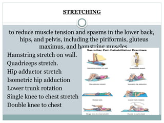 SI JOINT DYSFUNCTION AND ITS PHYSIOTHERAPY MANAGEMENT.pptx