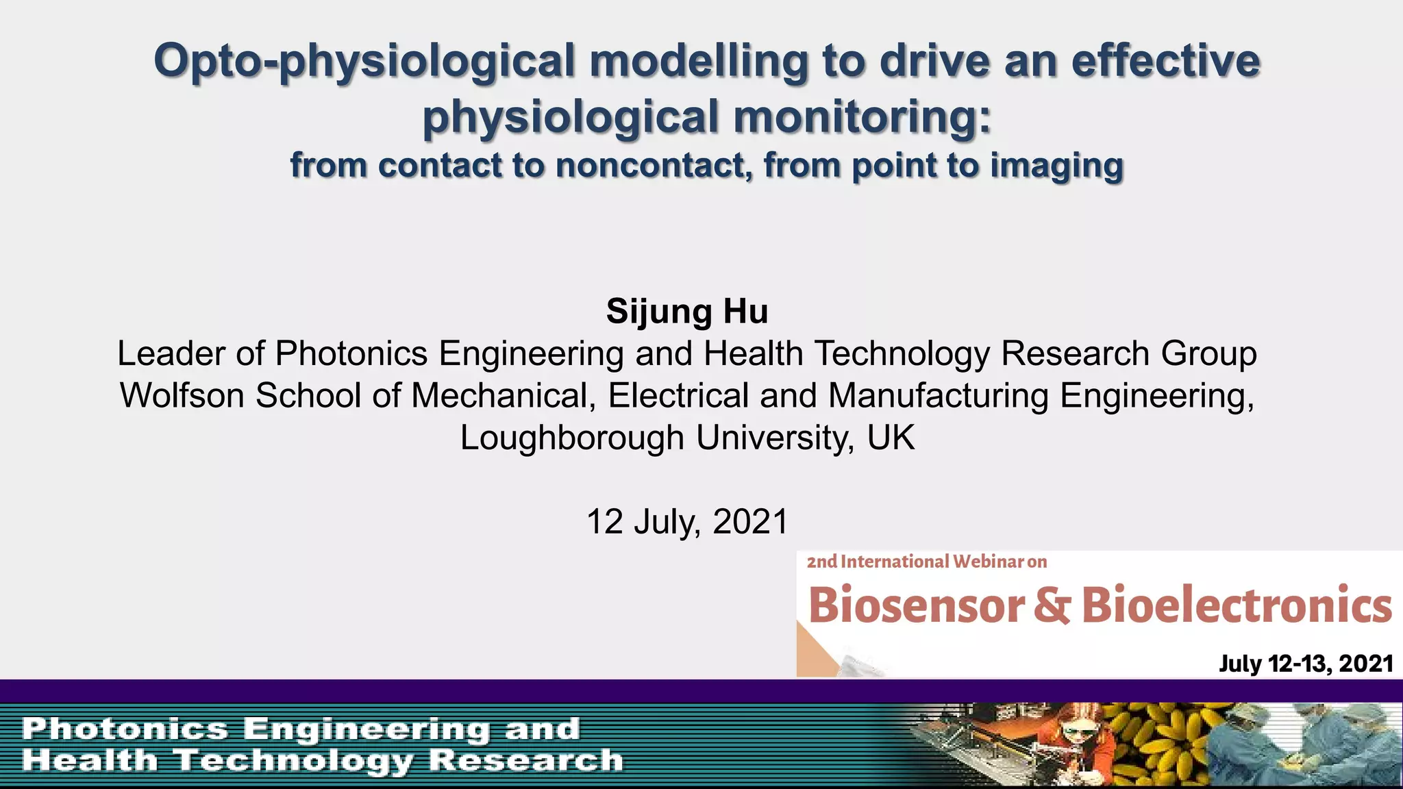 Biosensors And Bioelectronics Presentation by Sijung Hu | PPT