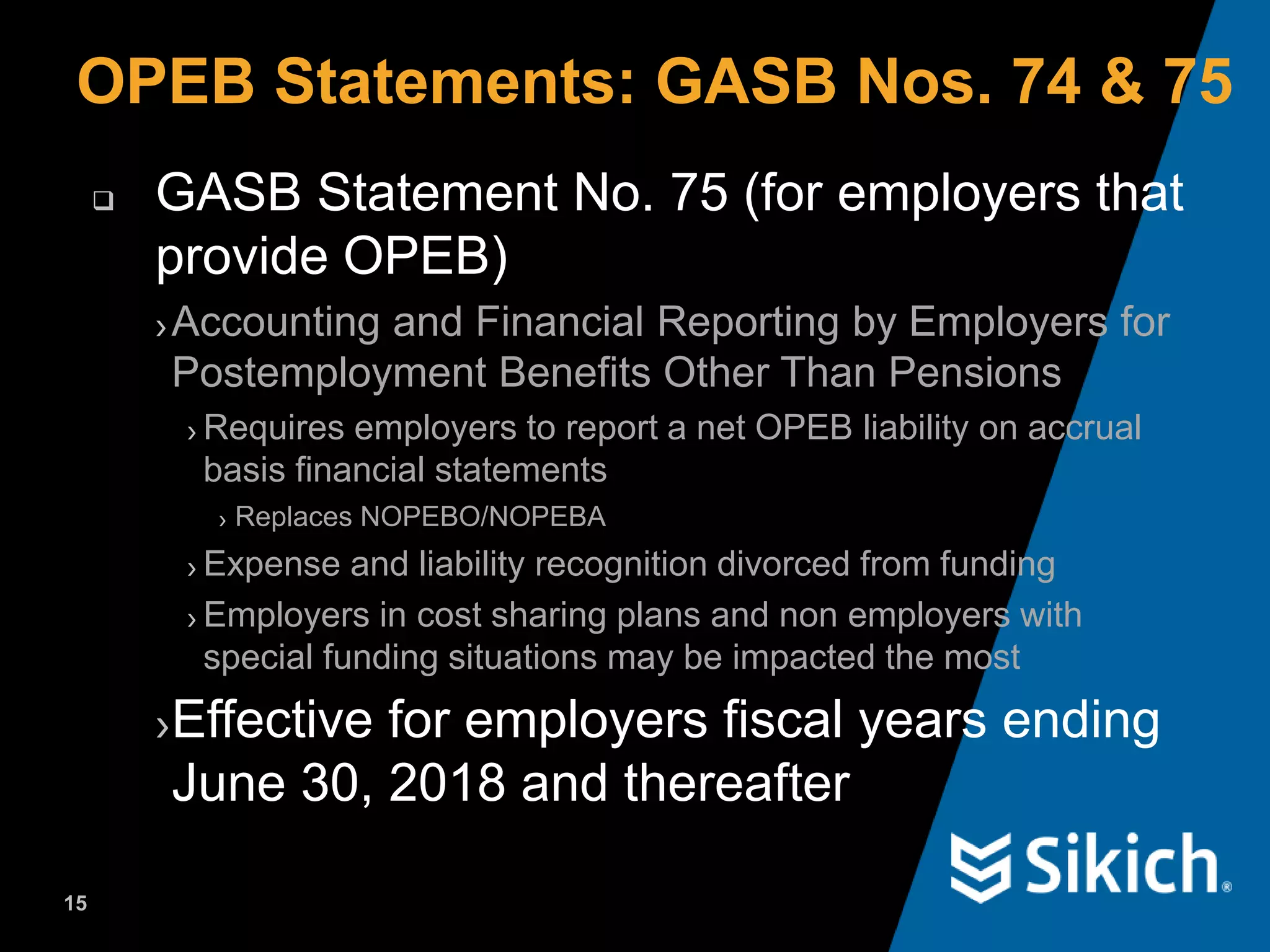 Controlling your OPEB Story | PPTX