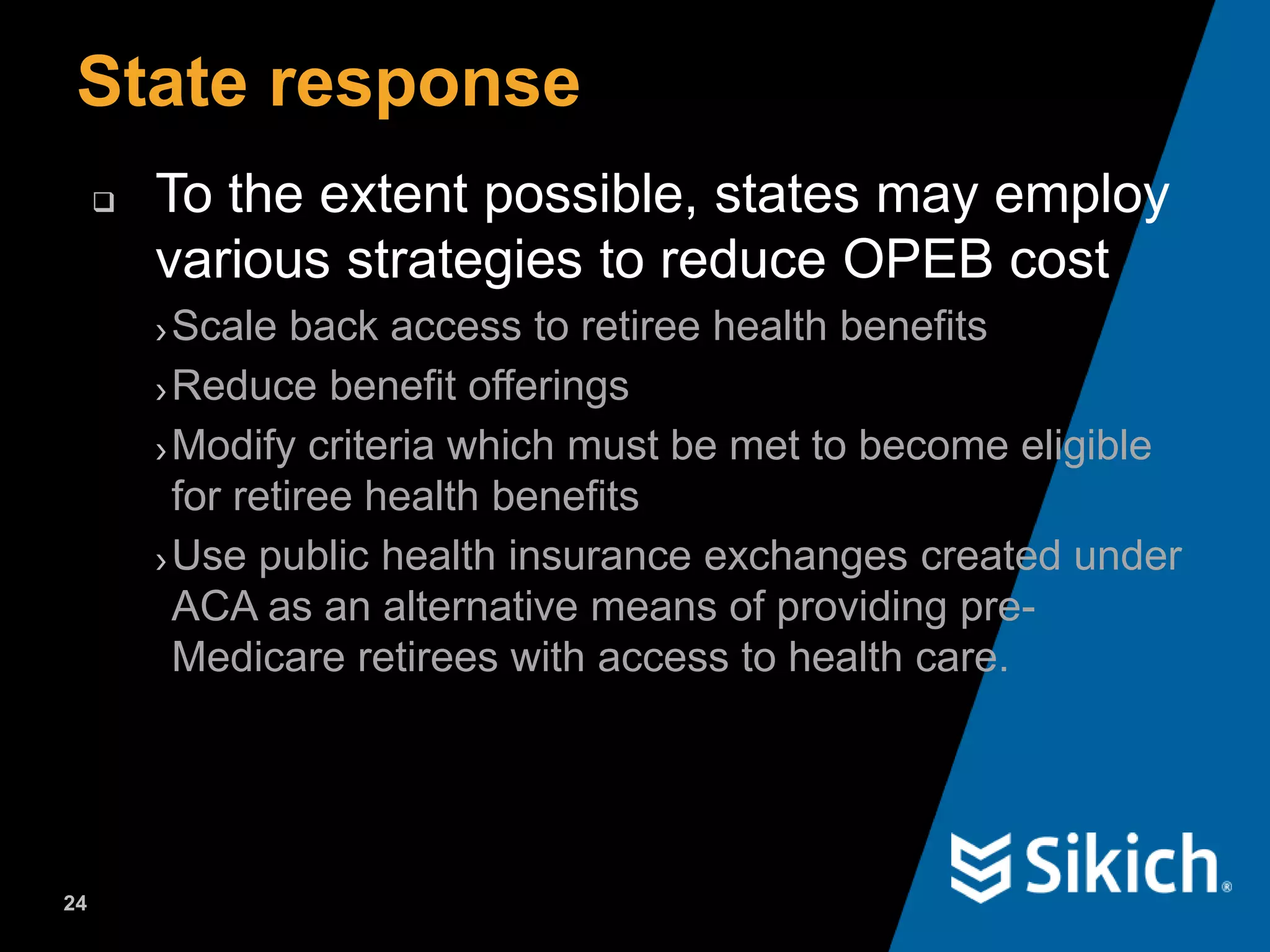 Controlling your OPEB Story | PPTX