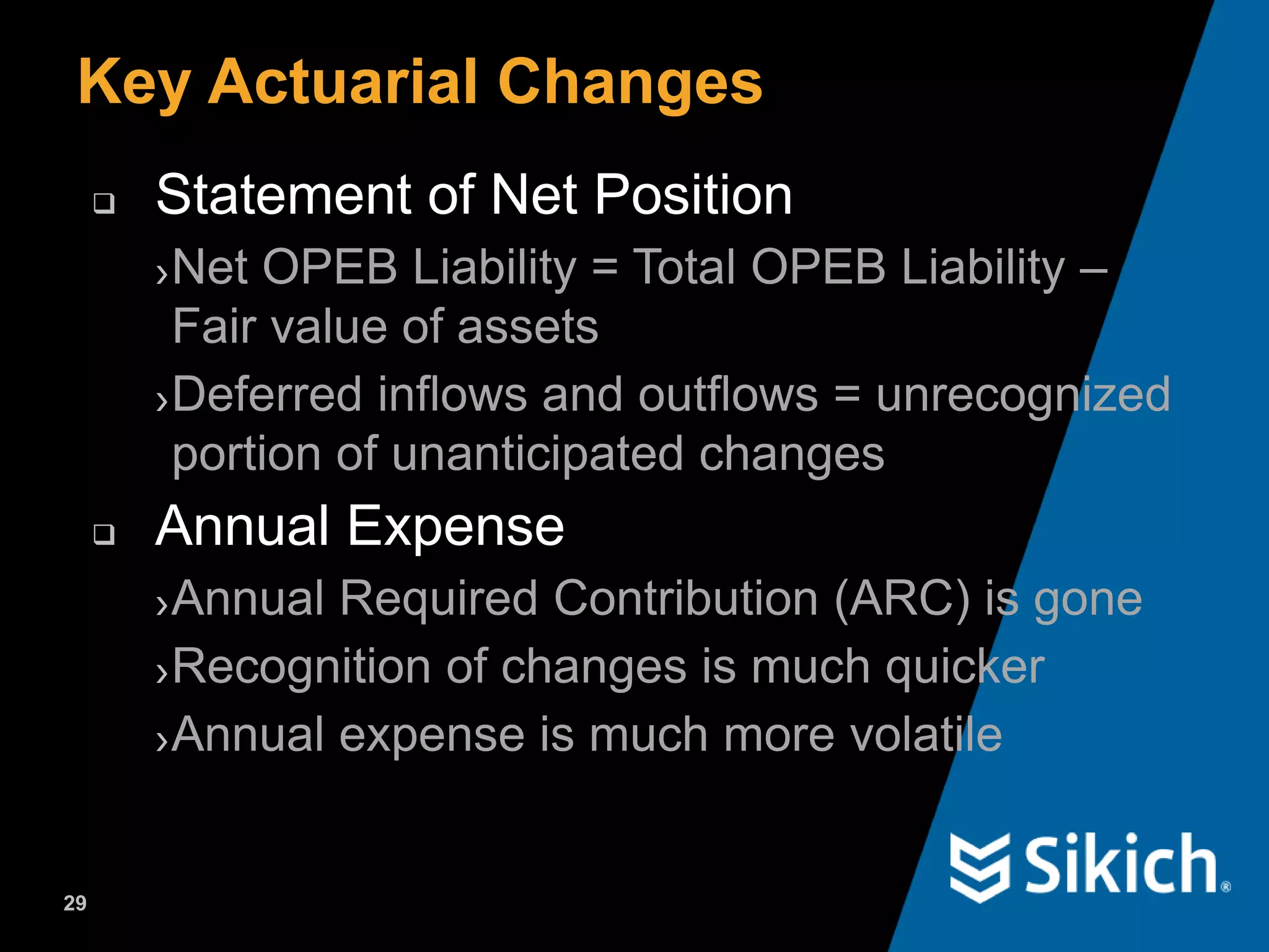 Controlling your OPEB Story | PPTX