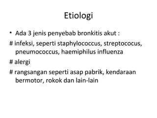 BRONCHITIS KRONIS | PPT