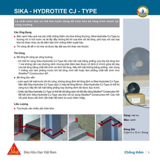 Danh mục sản phẩm Sika | PDF