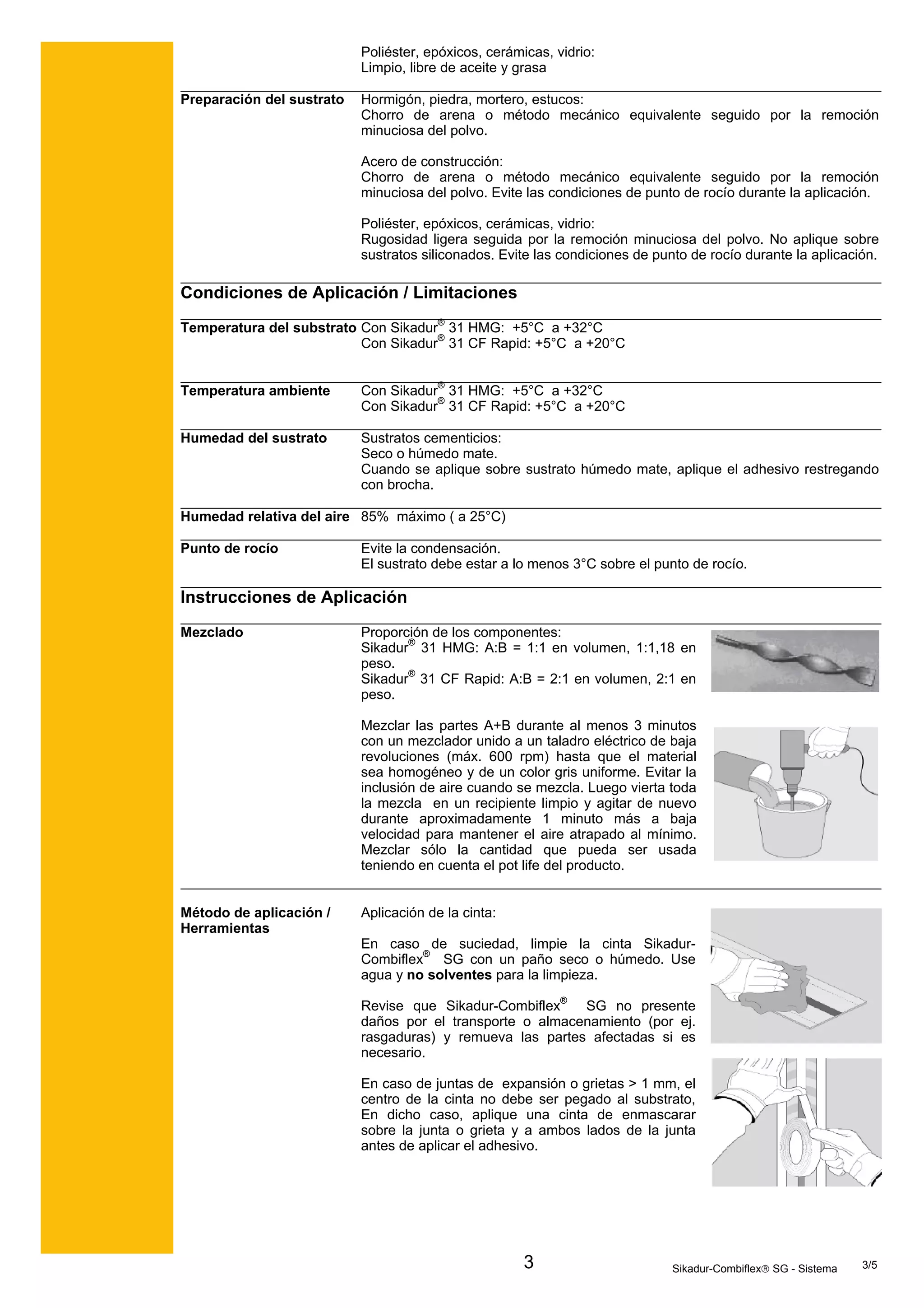 Sikadur combiflex sg sistema | PDF