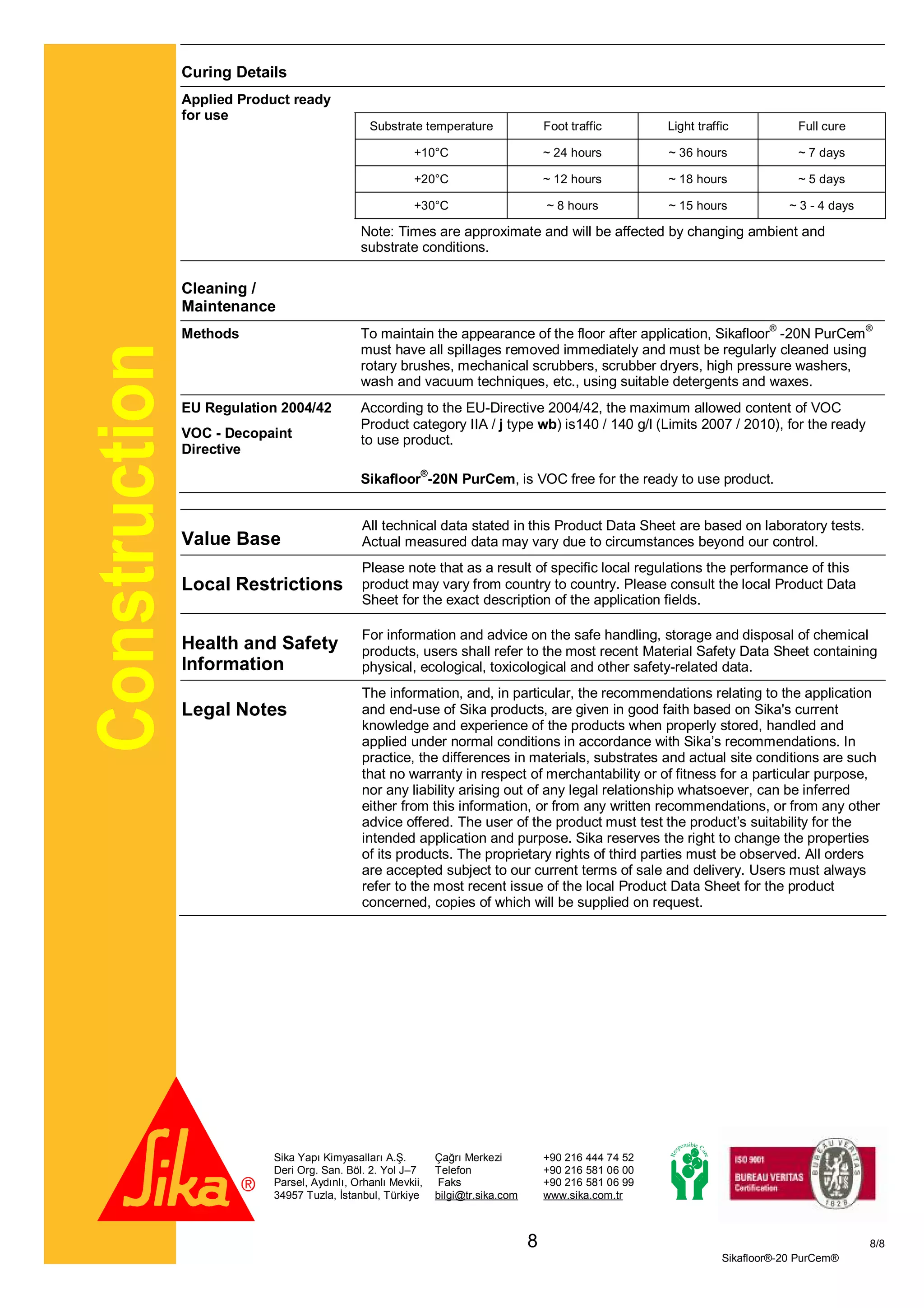 Sikafloor 20 n-purcem | PDF
