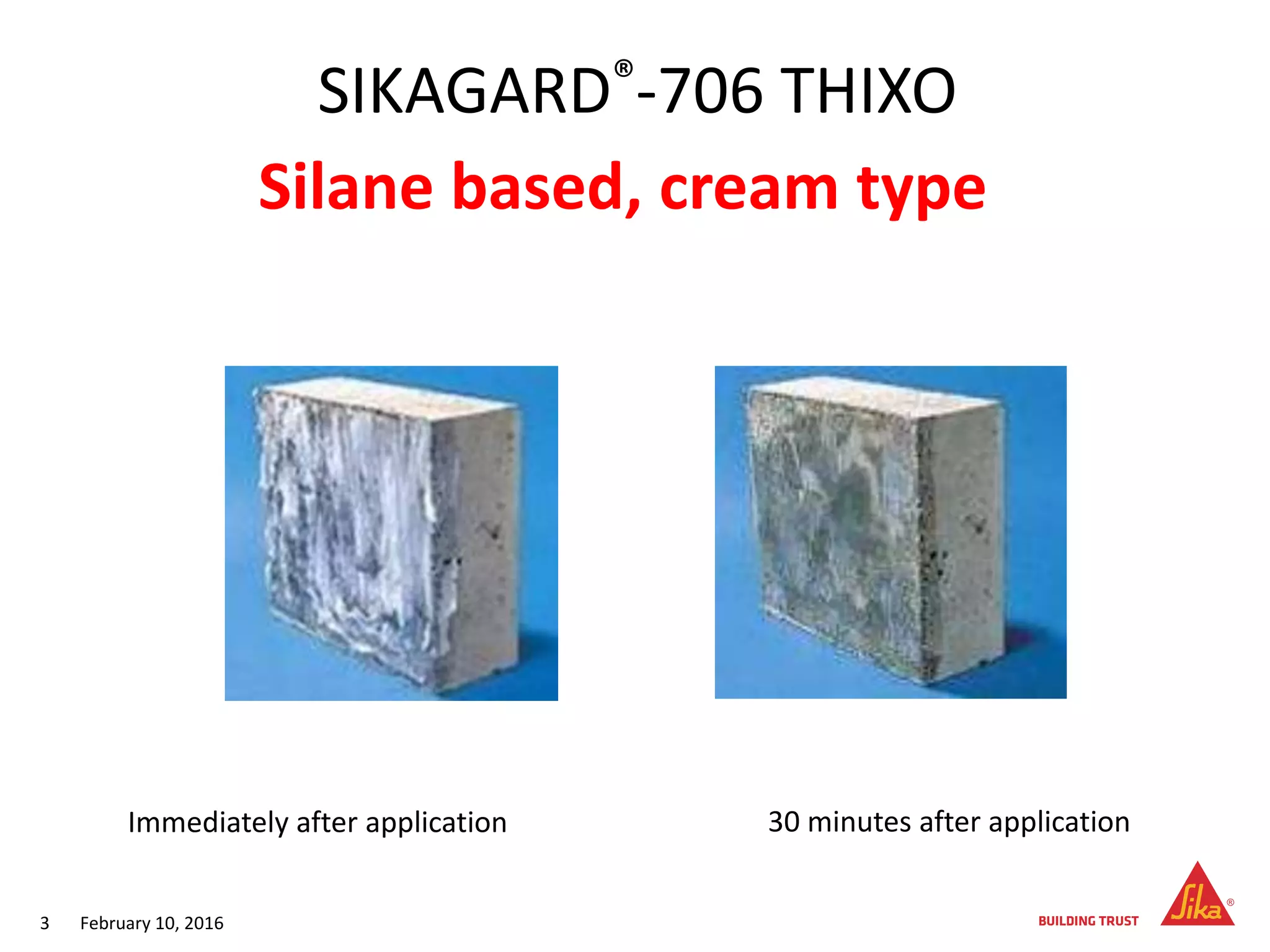 Sikagard 706 Thixo, New Product Showcase | PPTX