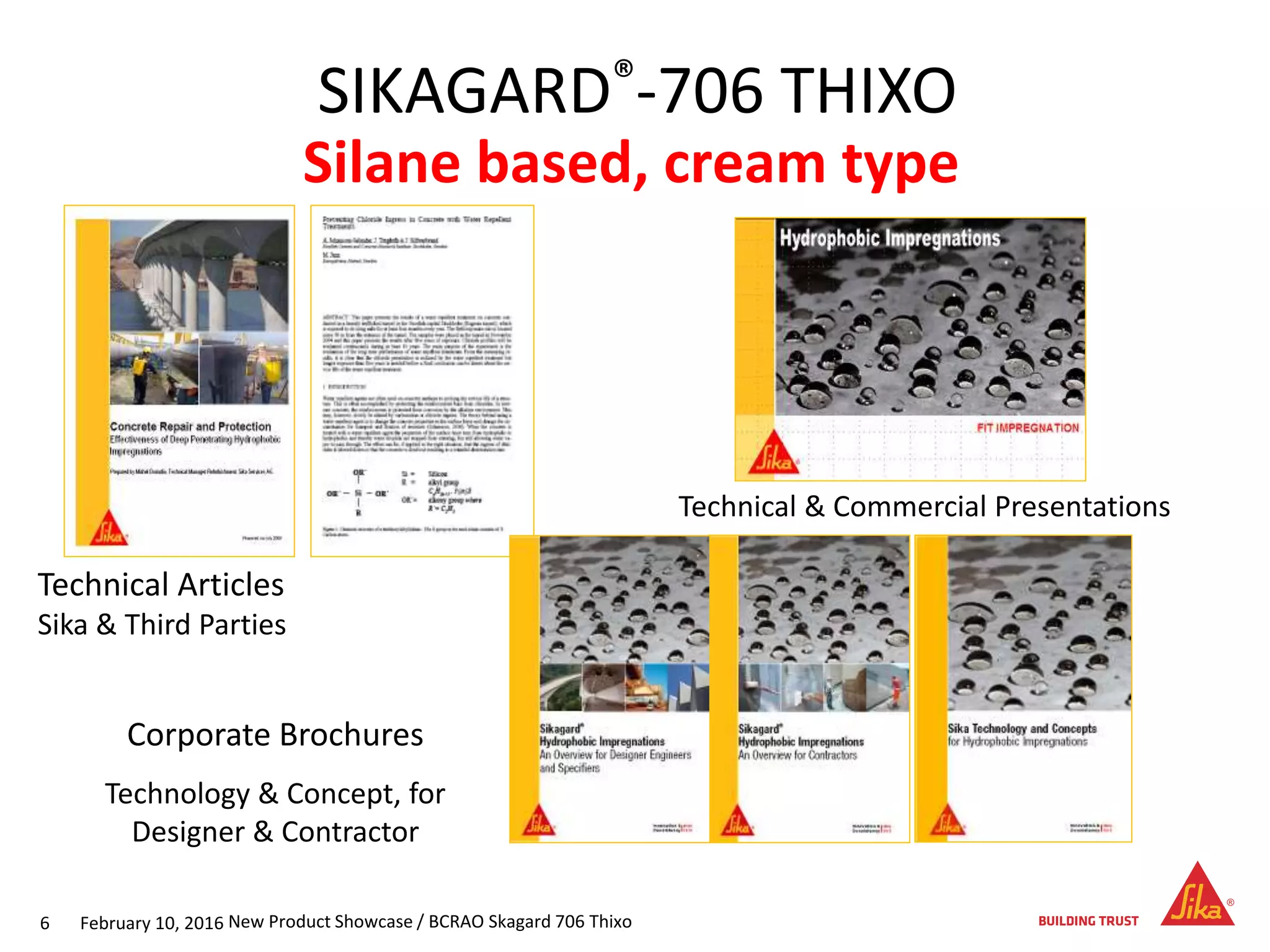 Sikagard 706 Thixo, New Product Showcase | PPTX