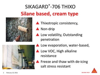 Sikagard 706 Thixo, New Product Showcase | PPTX