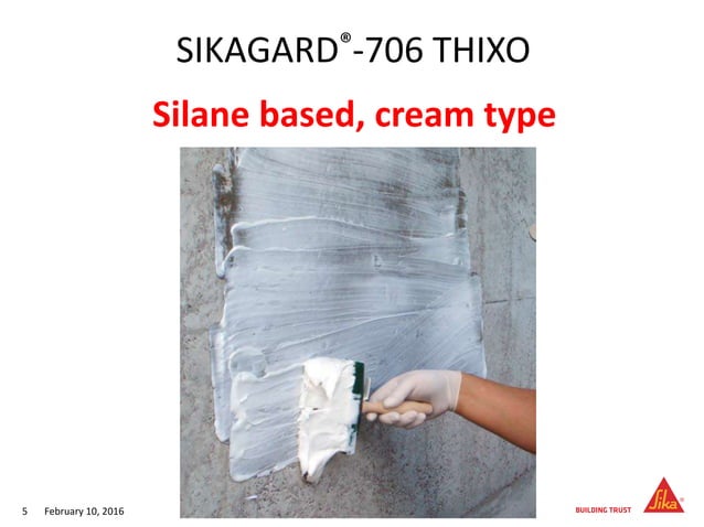 Sikagard 706 Thixo, New Product Showcase | PPT