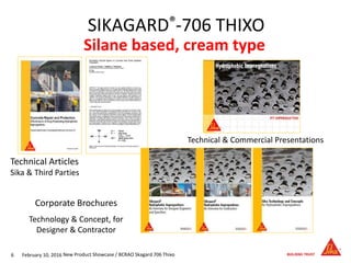 Sikagard 706 Thixo, New Product Showcase | PPTX