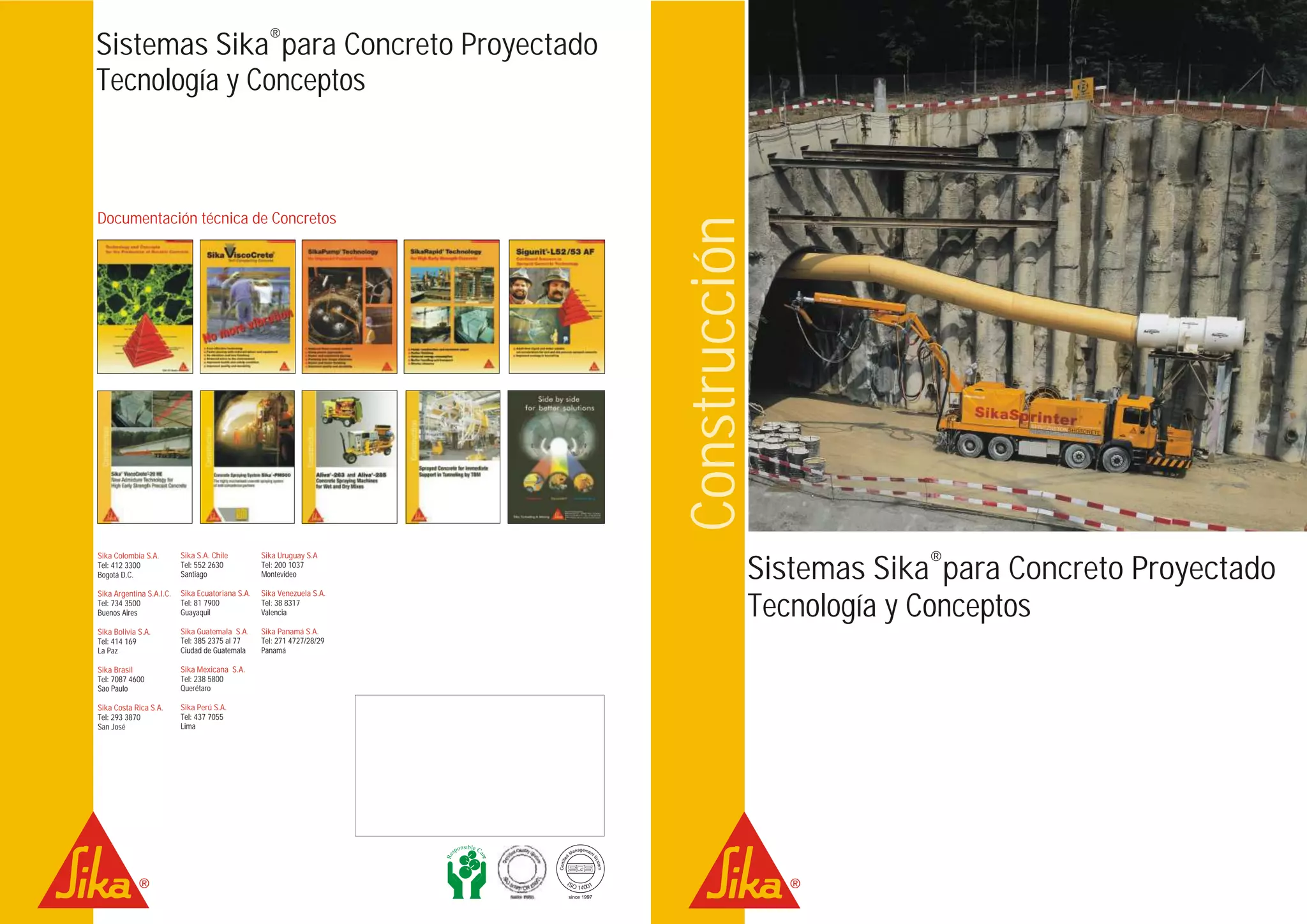 concreto-proyectado-sika en tuneles | PDF