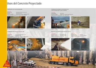concreto-proyectado-sika en tuneles | PDF