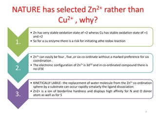 Zinc metalloenzymes | PPTX