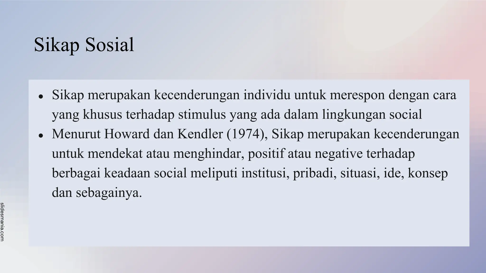 Sikap dan Perubahan dalam psikologi sosial | PDF