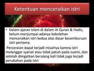 Sikap Istri Yang Suaminya Diam Diam Poligami Pptx