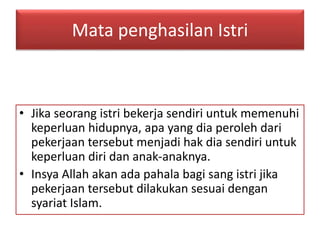 Sikap Istri Yang Suaminya Diam Diam Poligami Pptx