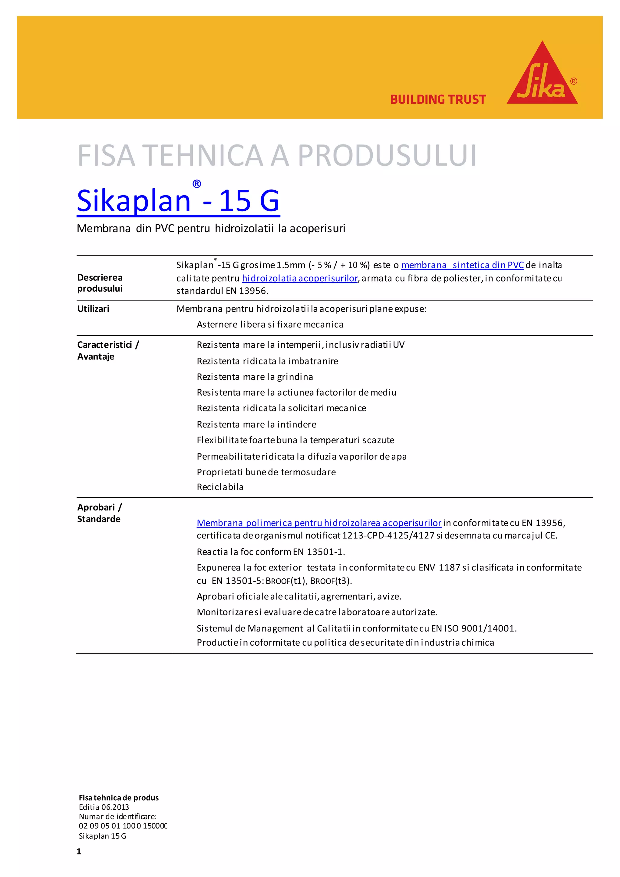 Sikaplan 15 g - Fisa tehnica | DOCX