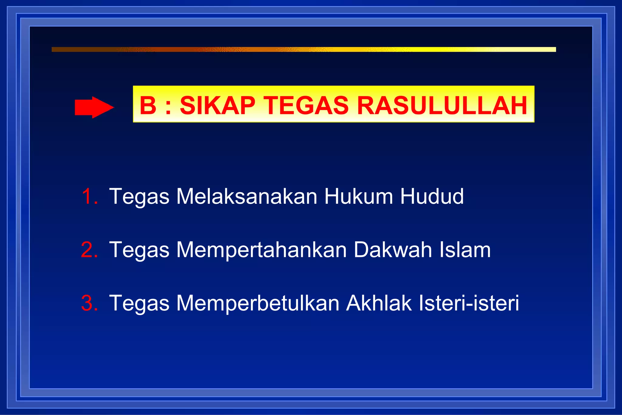 Sikap rasulullah dalam berdakwah | PPT